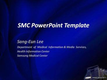 SMC PowerPoint Template presentation | free to download