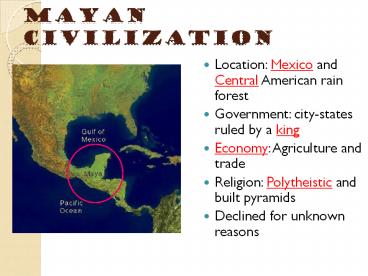 PPT – Mayan%20Civilization PowerPoint presentation | free to download ...