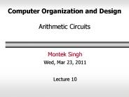 PPT – ARITHMETIC AND LOGIC UNIT DESIGN (ALU) PowerPoint presentation ...