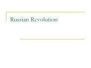 PPT – Russian Revolution PowerPoint presentation | free to download ...