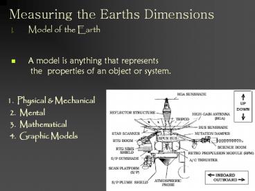 Measuring the Earths Dimensions presentation | free to view