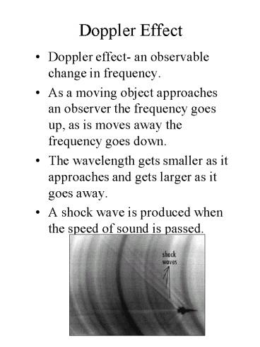 PPT – Doppler Effect PowerPoint presentation | free to view - id ...