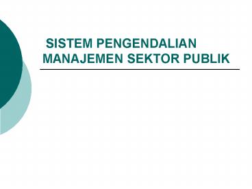 PPT – SISTEM PENGENDALIAN MANAJEMEN PowerPoint presentation | free to ...