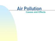 PPT – Environmental pollution PowerPoint presentation | free to ...