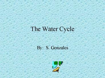The Water Cycle presentation | free to view
