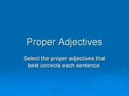 PPT – Adjectives in French PowerPoint presentation | free to view - id ...