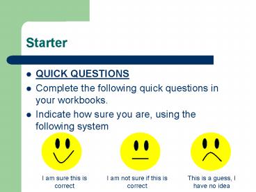 PPT – Starter PowerPoint presentation | free to download - id: 790ec2-OTdkM