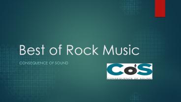 The History of Rock Music presentation | free to download