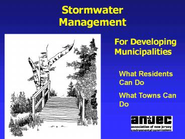 PPT – Stormwater Management PowerPoint presentation | free to view - id ...