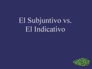 PPT – El Modo Subjuntivo PowerPoint presentation | free to view - id ...