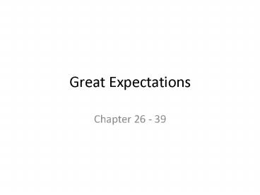 Great Expectations presentation | free to download