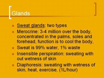 Glands presentation | free to download