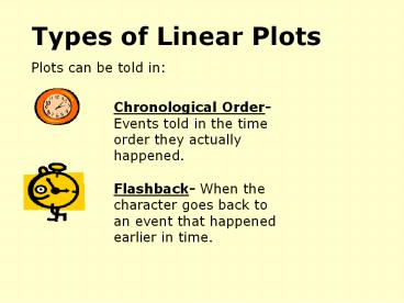 PPT – Types of Linear Plots PowerPoint presentation | free to download ...