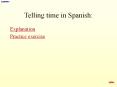 PPT – Telling time in Spanish: PowerPoint presentation | free to view ...
