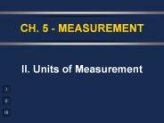 PPT – Units and Measurement PowerPoint presentation | free to download ...