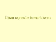 PPT – Simple Linear Regression PowerPoint presentation | free to ...