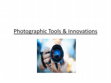 Commercial and Advertising Photography presentation | free to download