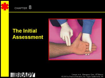 The Initial Assessment presentation | free to view