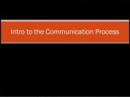 PPT – The Communication Process PowerPoint presentation | free to ...