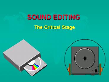 PPT – SOUND EDITING PowerPoint presentation | free to download - id ...
