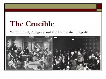 The Crucible presentation | free to download