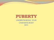PPT – Puberty PowerPoint presentation | free to download - id: 423d27-NWEwZ