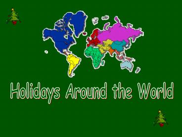 Christmas Around the World presentation | free to download