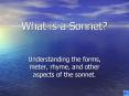 PPT – What's a sonnet? PowerPoint presentation | free to download - id ...