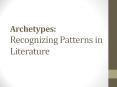 PPT – Archetypes in Literature PowerPoint presentation | free to view ...