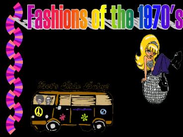 Fashions of the 1970's presentation | free to download