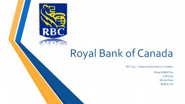 Royal Bank of Canada presentation | free to download