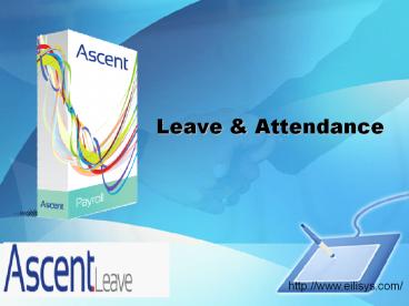 Leave & Attendance presentation | free to download