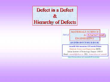 Defect in a Defect presentation | free to download