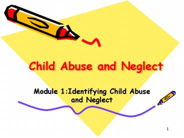 PPT – ABUSE AND NEGLECT PowerPoint presentation | free to view - id ...