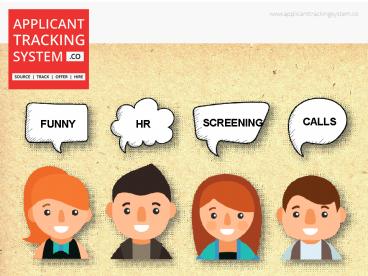 Funny HR Screening Calls presentation | free to download