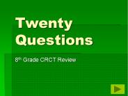 PPT – Twenty Questions PowerPoint presentation | free to download - id ...