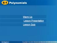 PPT – Polynomials PowerPoint presentation | free to download - id ...