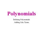 PPT – Polynomials PowerPoint presentation | free to download - id ...
