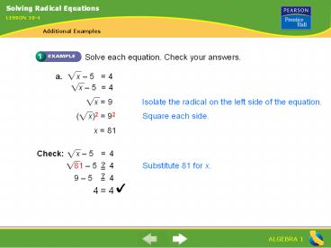 Simplifying Radicals presentation | free to download