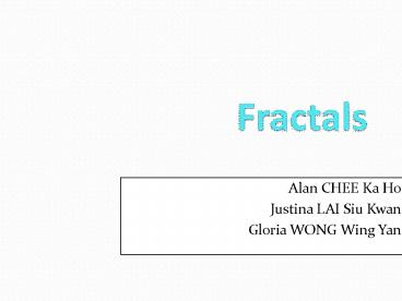 Fractals presentation | free to download