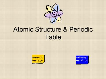 PPT – Atomic Structure PowerPoint presentation | free to view - id ...