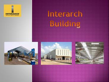 Interarch Building Products presentation | free to download