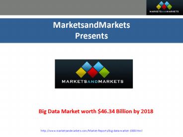 PPT – Big data Market PowerPoint presentation | free to download - id ...