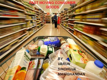 FMCG PPT presentation | free to download