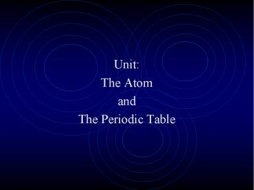 PPT – The Atom PowerPoint presentation | free to download - id: 7c5a78 ...