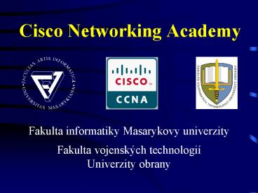 Cisco Networking Academy presentation | free to download