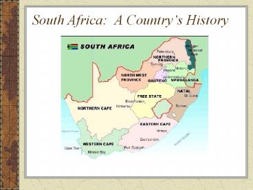 South Africa: A Country presentation | free to download