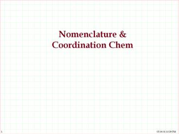 PPT – Nomenclature PowerPoint presentation | free to download - id ...