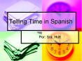PPT – Telling time in Spanish: PowerPoint presentation | free to view ...