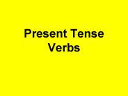 PPT – Present tense conjugations of regular er verbs PowerPoint ...